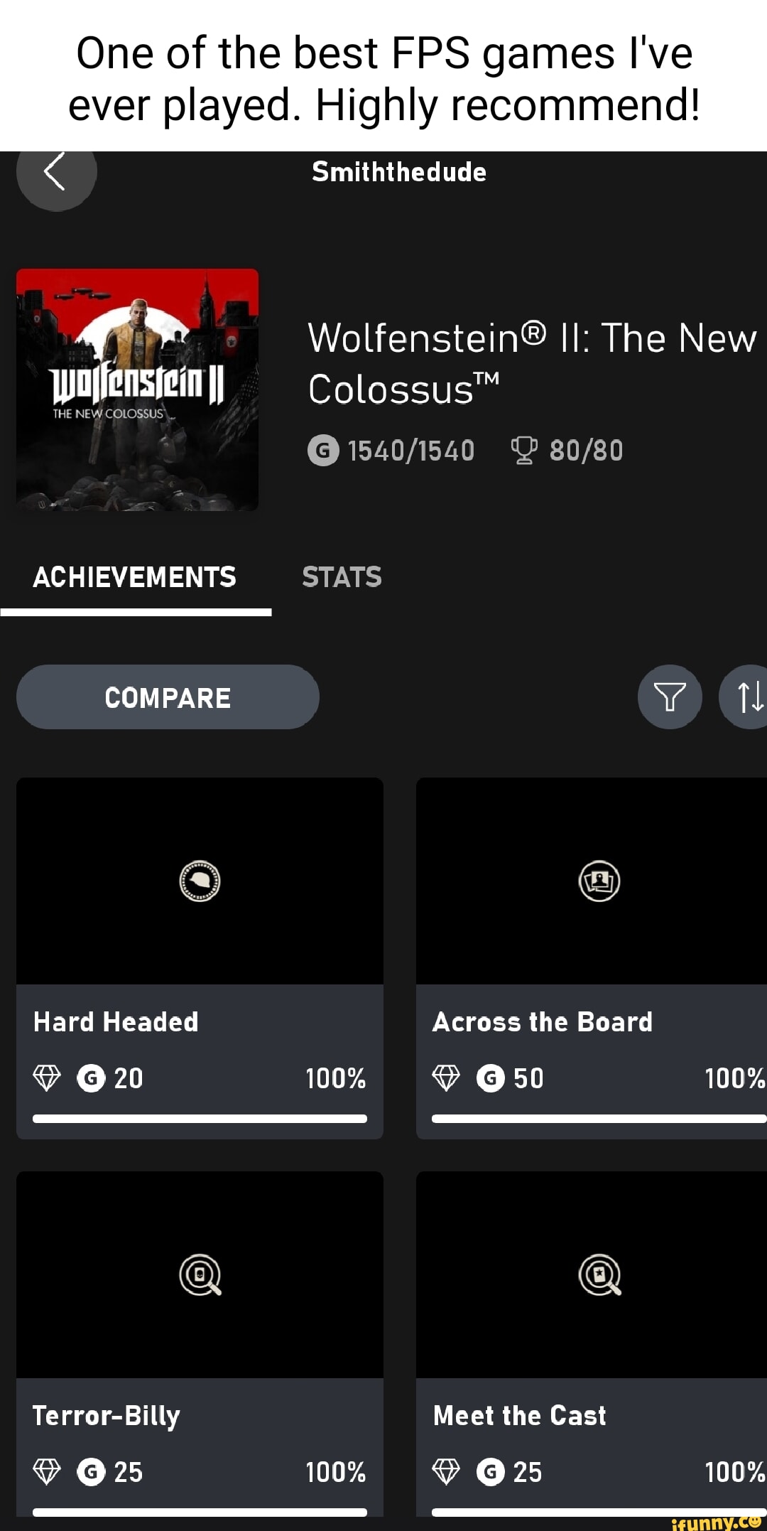 One of the best FPS games I've ever played. Highly recommend ...