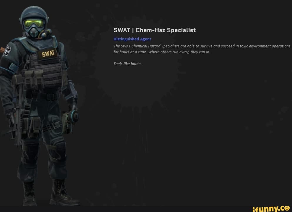SWAT I Chem-Haz Specialist Distinguished Agent The SWAT Chemical Hazard ...