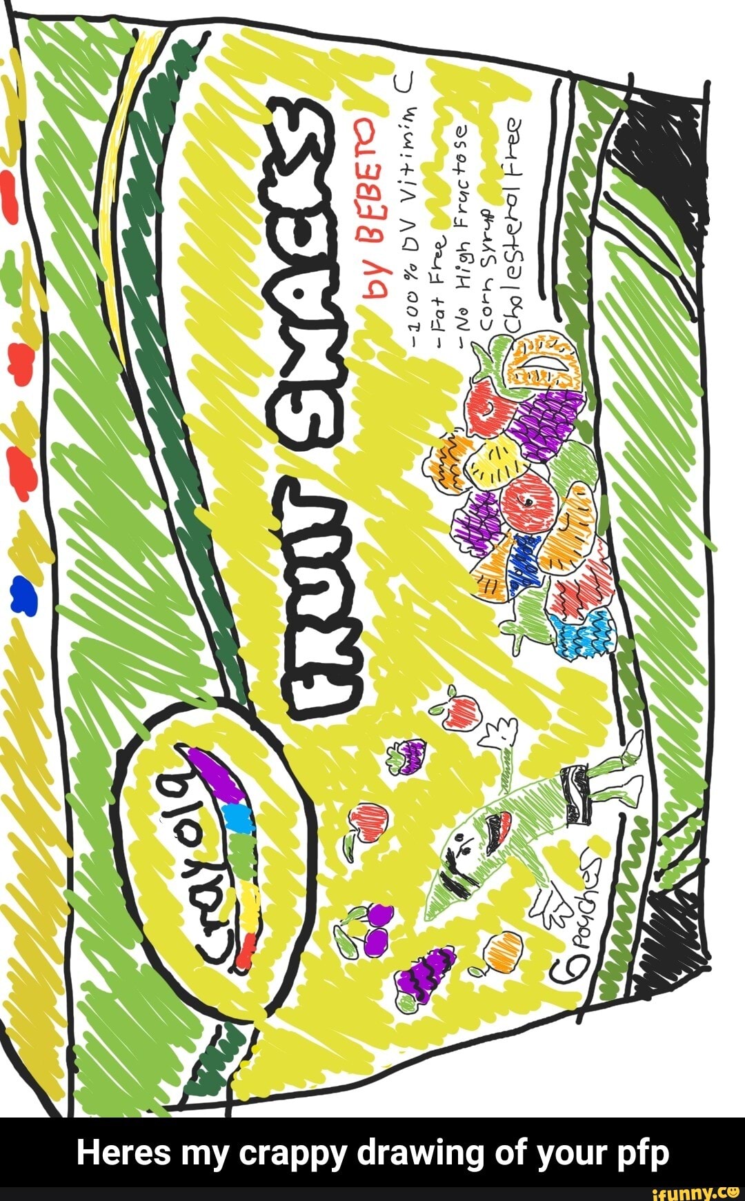 Eres my crappy drawing of your pfp - Heres my crappy drawing of your ...