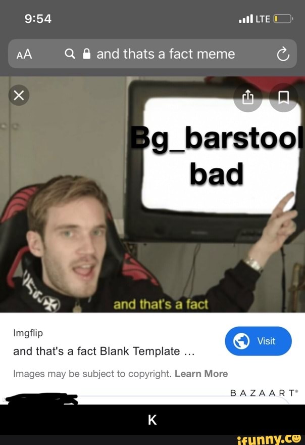 AA Q and thats a fact meme G Visit and that's a fact Blank Template ...