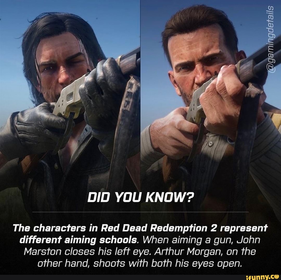 Gamingdetails DID YOU KNOW? The characters in Red Dead Redemption 2 ...