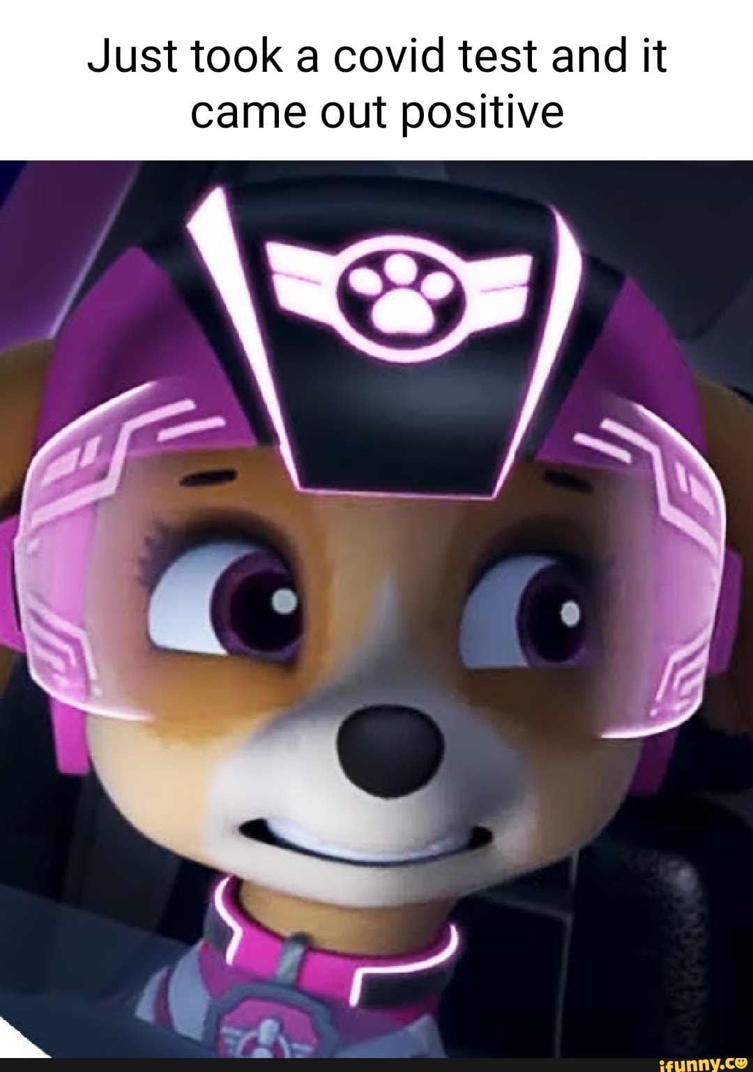 Just took a covid test and it came out positive I - iFunny