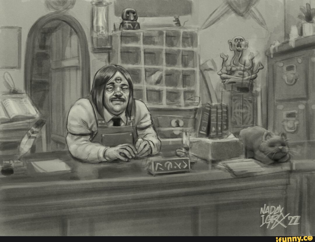 Fantasy Inn drawing #fantasyart #inn #drawing #rpg #adventure - iFunny