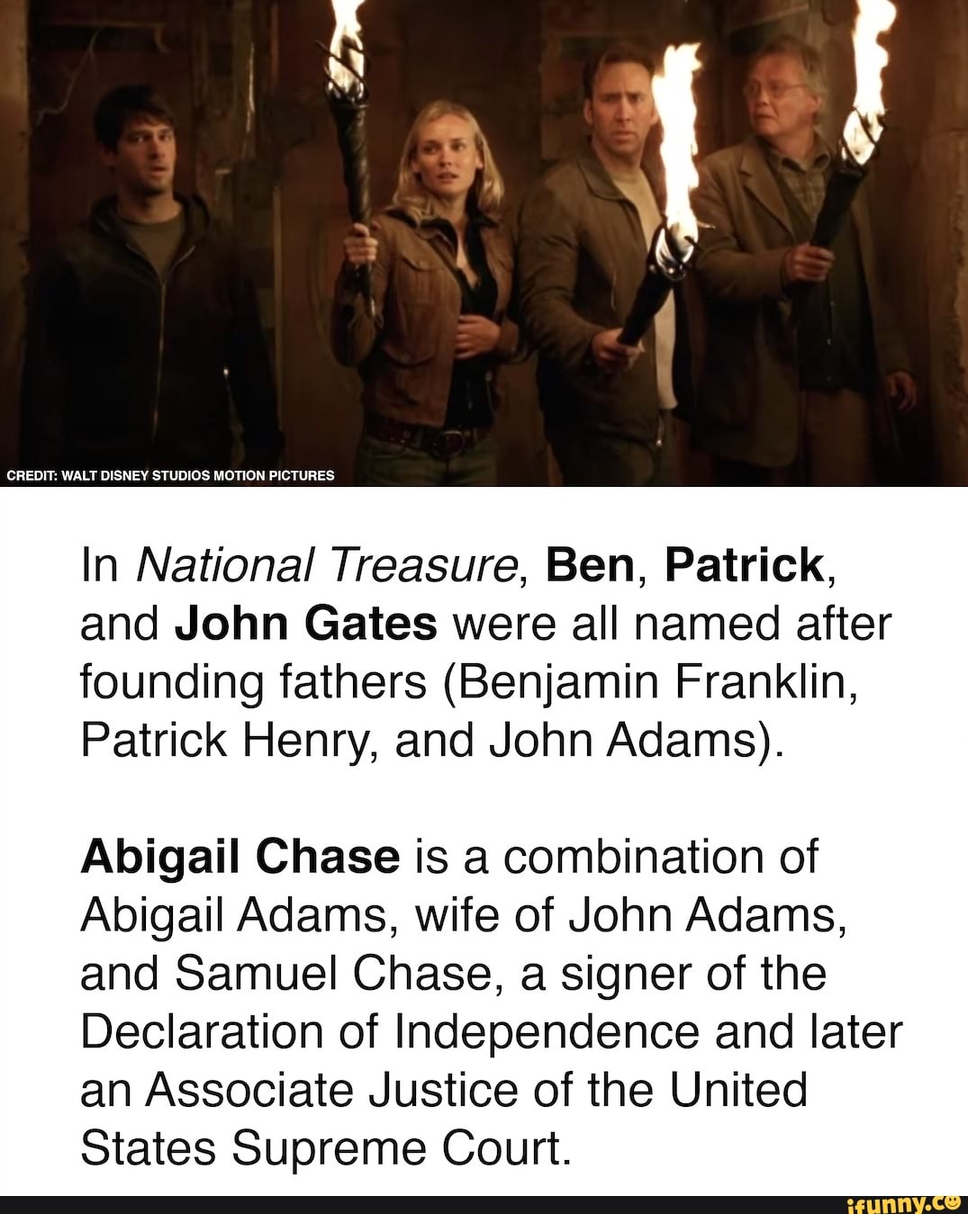 CREDIT: WALT DISNEY STUDIOS MOTICN PICTURES In National Treasure, Ben ...