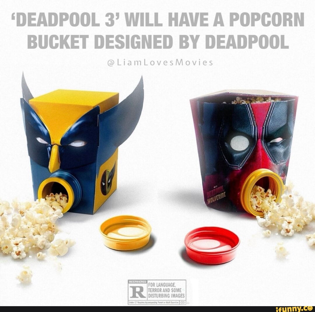BUCKET DESIGNED BY DEADPOOL - iFunny