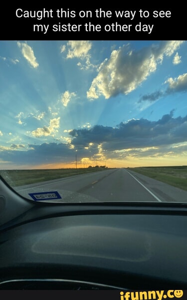 Caught this on the way to see my sister the other day - iFunny