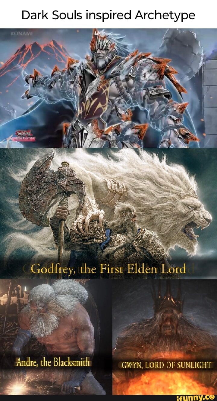 Dark Souls inspired Archetype Godfrey, the First Lord Andre, the ...