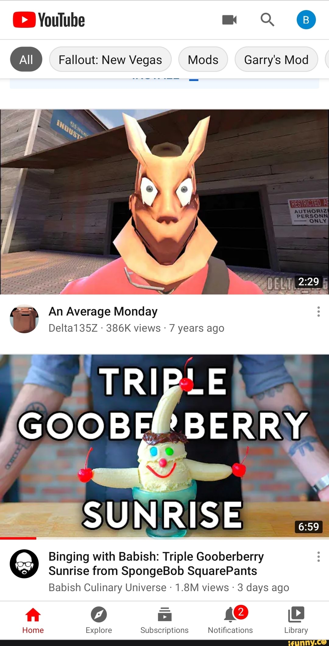 YouTube x Fallout: New Vegas Mods Garry's Mod An Average Monday ...