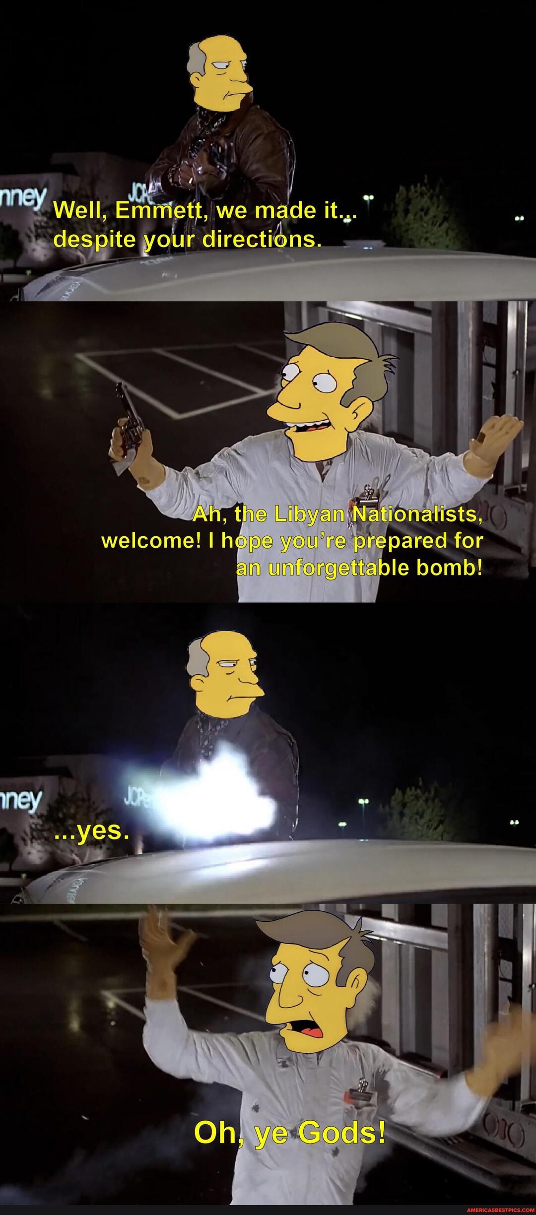 Well, we m it.,. of despite your directions_ the Libyan Sts, le bomb ...