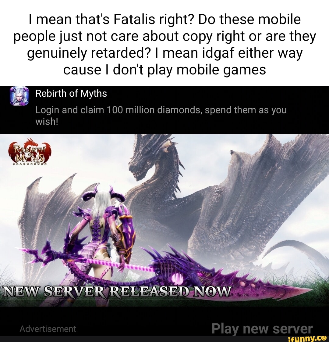 Fatalis memes. Best Collection of funny Fatalis pictures on iFunny