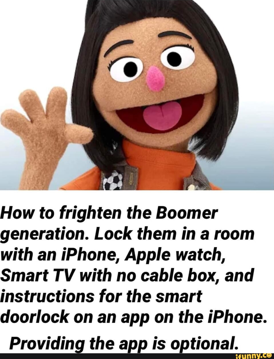 How to frighten the Boomer generation. Lock them in a room with an ...