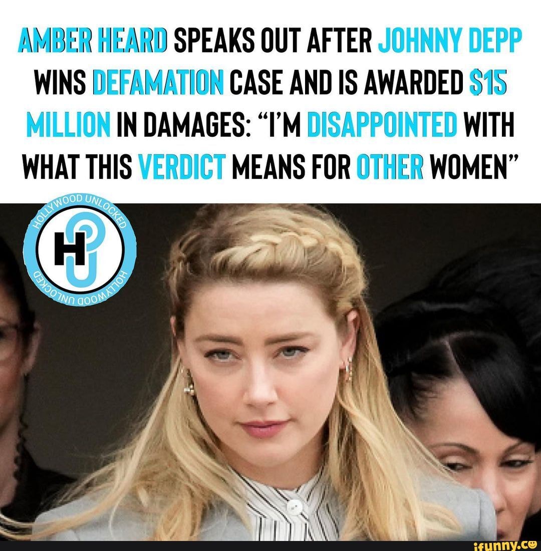 AMBER HEARD SPEAKS OUT AFTER JOHNNY DEP WINS DEFAMATION CASE AND IS ...