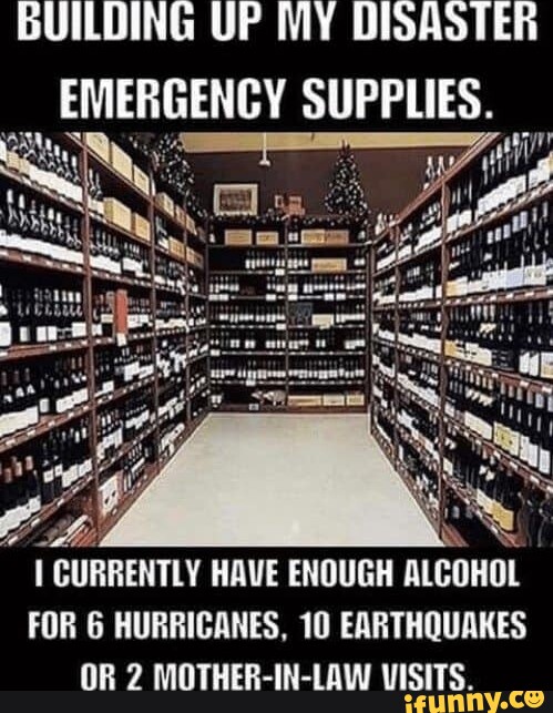 BUILDING UP MY DISASTER EMERGENCY SUPPLIES. CURRENTLY HAVE ENOUGH ...