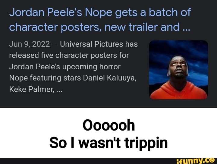 Jordan Peele's Nope gets a batch of character posters, new trailer and ...