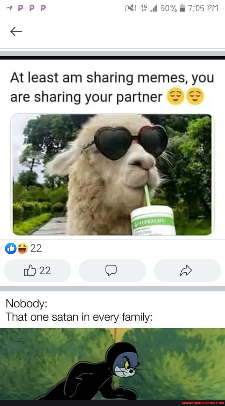 PP all 50% PM At least am sharing memes, you are sharing your partner ...