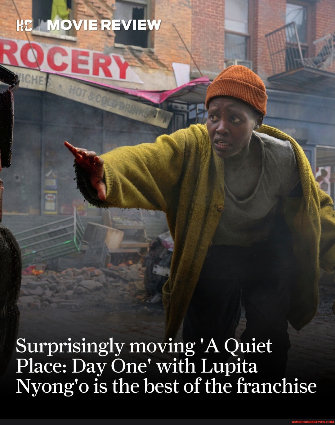 A Quiet Place Day One the third movie in the franchise about aliens who ...