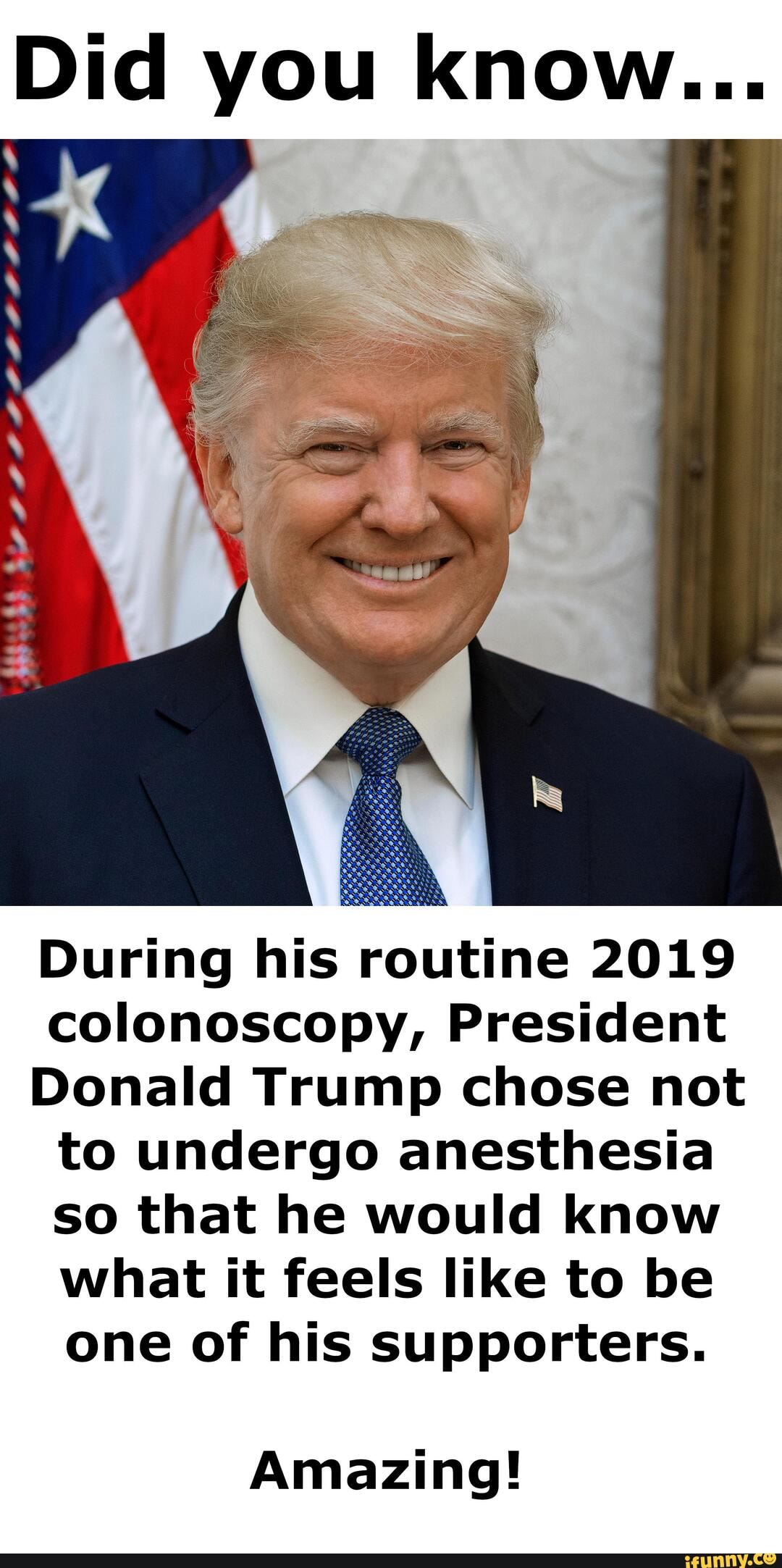 Did you know... $tig AAA Ry During his routine 2019 colonoscopy ...