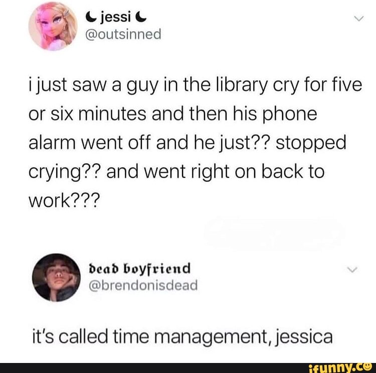 @outsinned just saw guy in the library cry for five or six minutes. and ...