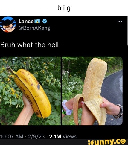 Big Lance Bruh what the hell 10 OF AM 23 2.1M Views - iFunny