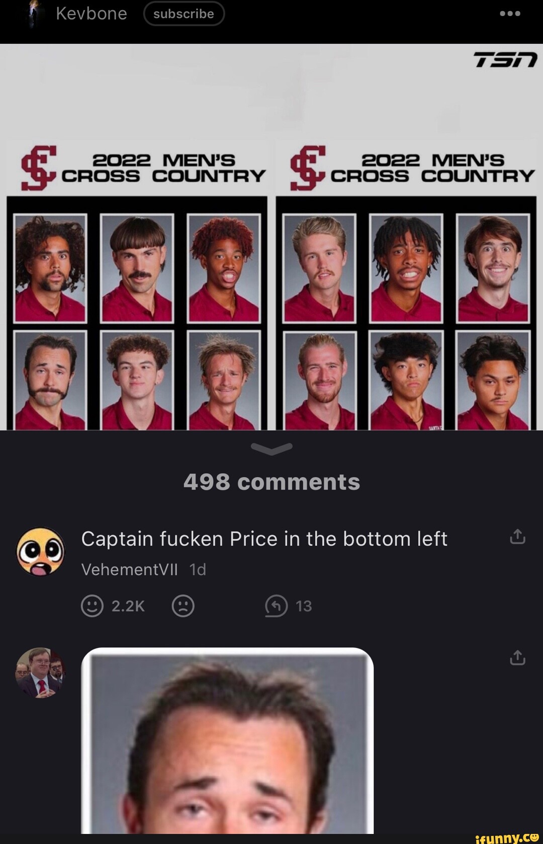 F Kevbone ( subscribe 2022 MEN'S 2022 MEN'S CROSS COUNTRY CROSS COUNTRY 498 comments Captain ...