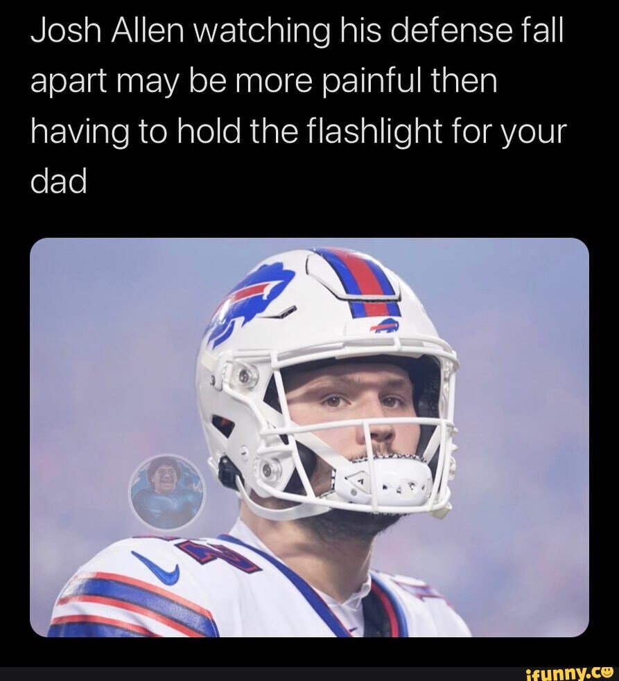 Josh Allen watching his defense fall apart may be more painful then ...