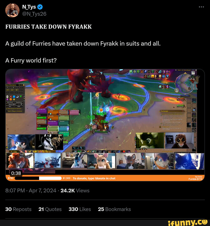 World Furries First - World Furries First @NTys26 FURRIES TAKE DOWN ...