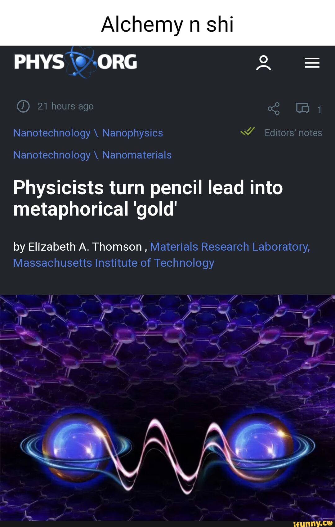 Nanotechnology memes. Best Collection of funny Nanotechnology pictures ...