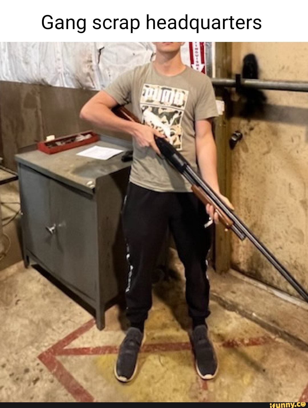 Gang scrap headquarters - iFunny