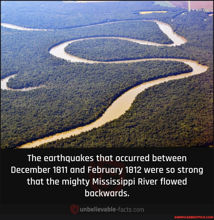 N/A - The earthquakes that occurred between December 1811 and February 1812 were so strong that ...