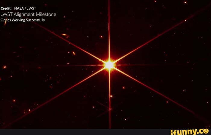 Credit: NASA / JWST JWST Alignment Milestone Onfics Working ...