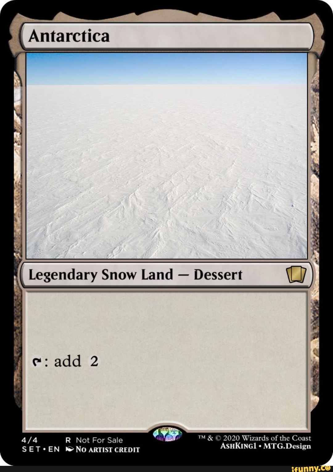Antarctica Legendary Snow Land - Dessert add R Not For Sale & 2020 ...