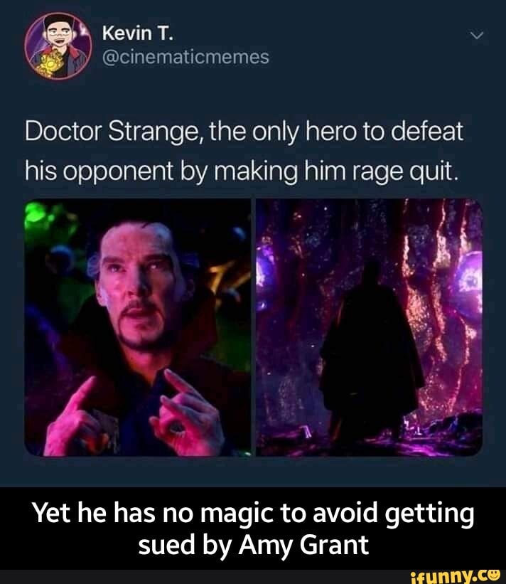 Doctor Strange, the only hero to defeat his opponent by making him rage ...