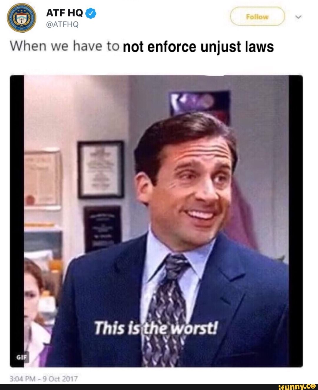 When we have to not enforce unjust laws - iFunny