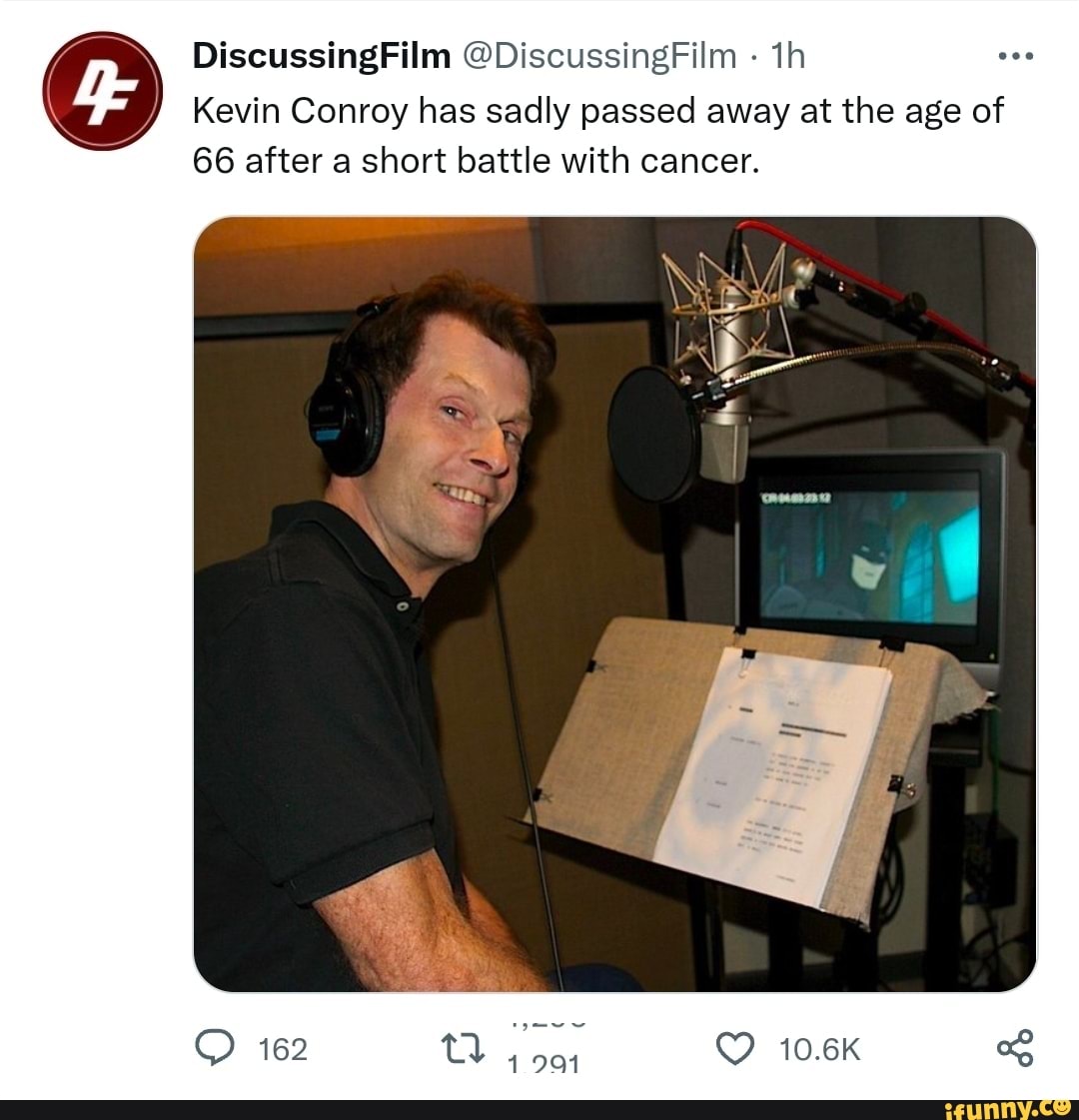 Kevin Conroy has sadly passed away at the age of DiscussingFilm ...