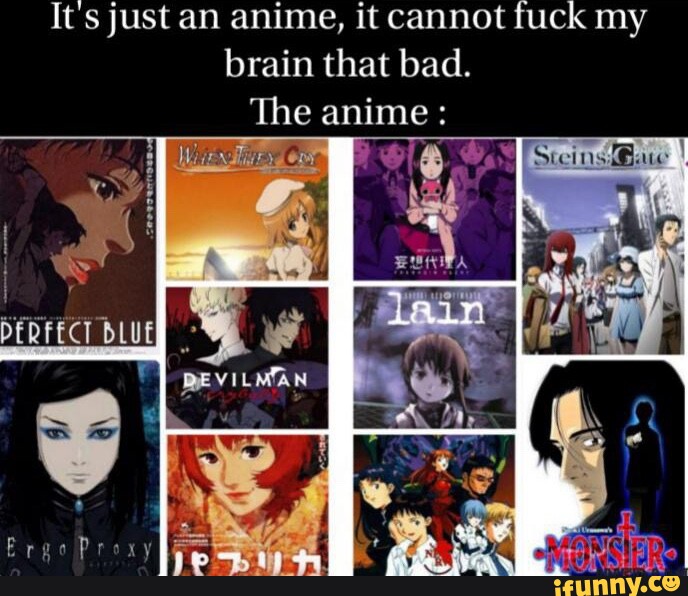 It's just an anime, it cannot fuck my brain that bad. anime The the Bar ...