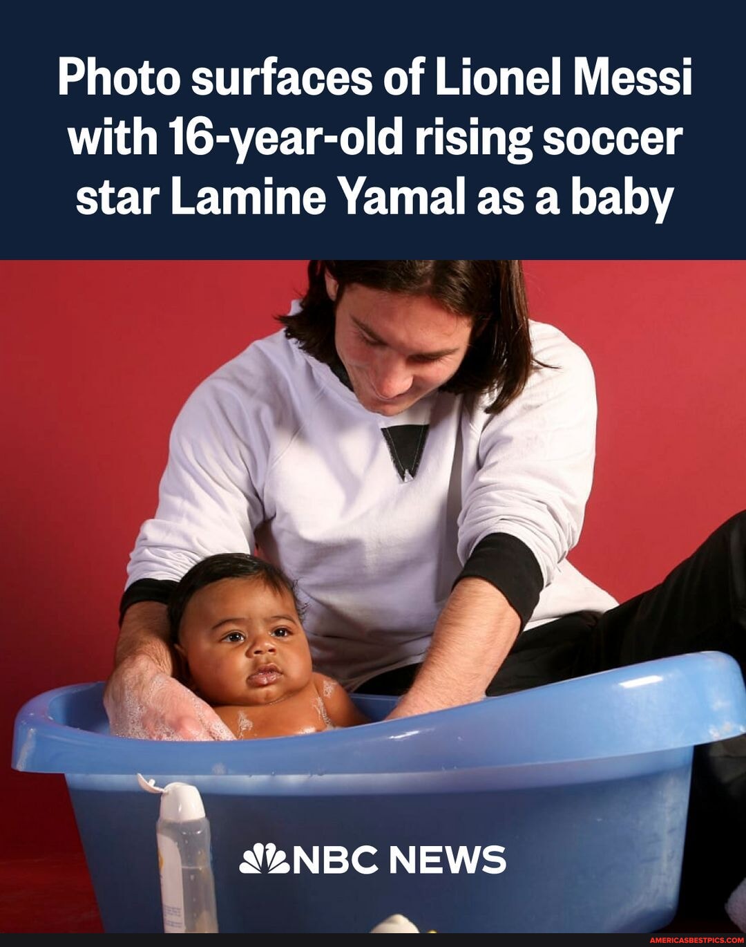 When Joan Monfort took photos of Lionel Messi with a baby for a charity ...