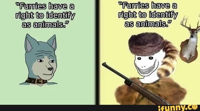 "Furies have "Furries have identity fight to Identify es enimals." es ...