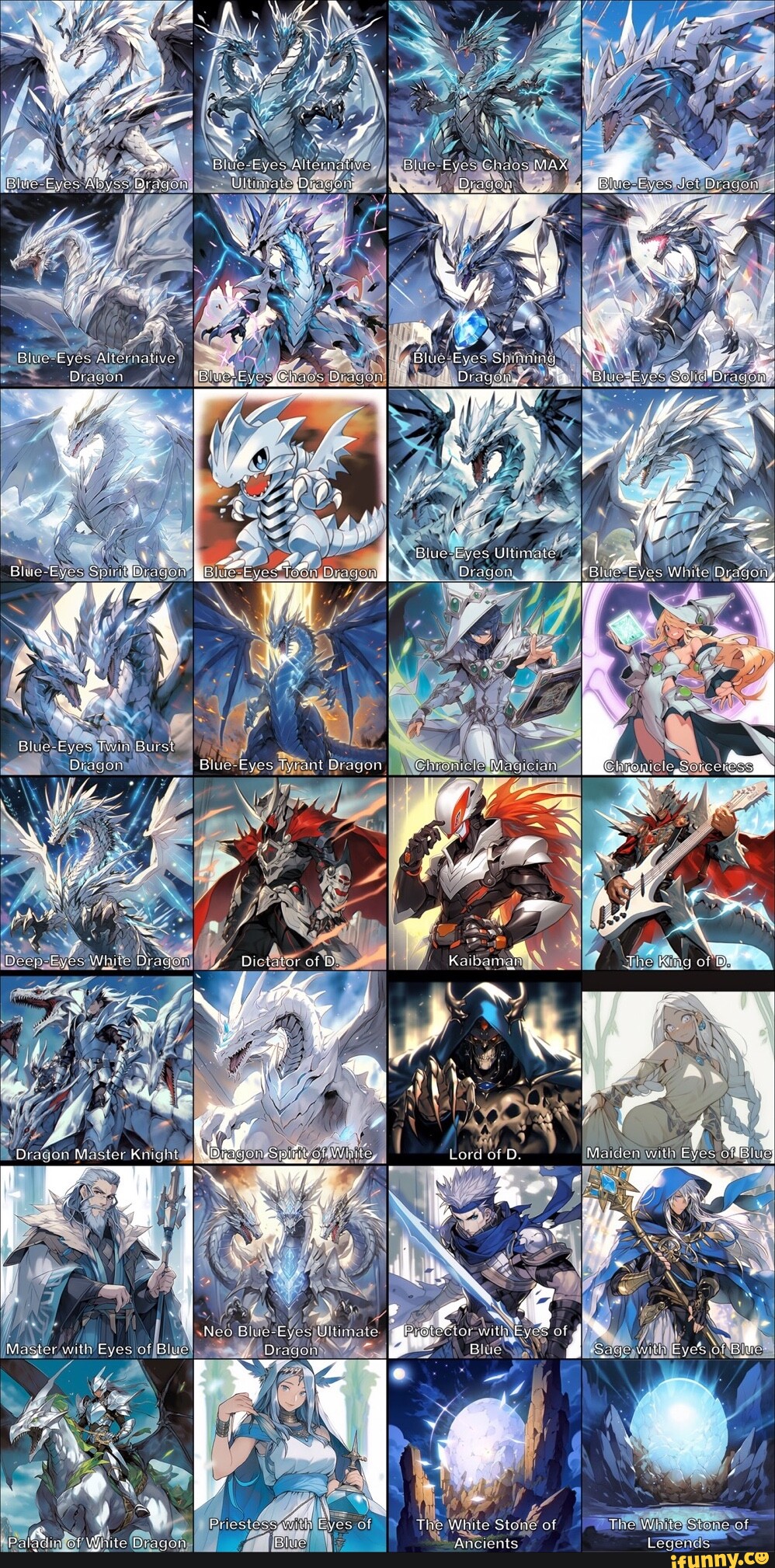 Azure Eyes Silver Dragon Wallpaper