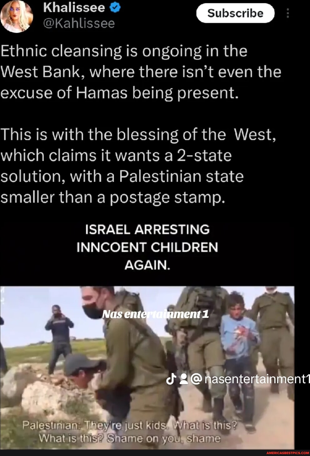 Khalissee ( Subseribe ) : @kahlissee Ethnic cleansing is ongoing in the ...