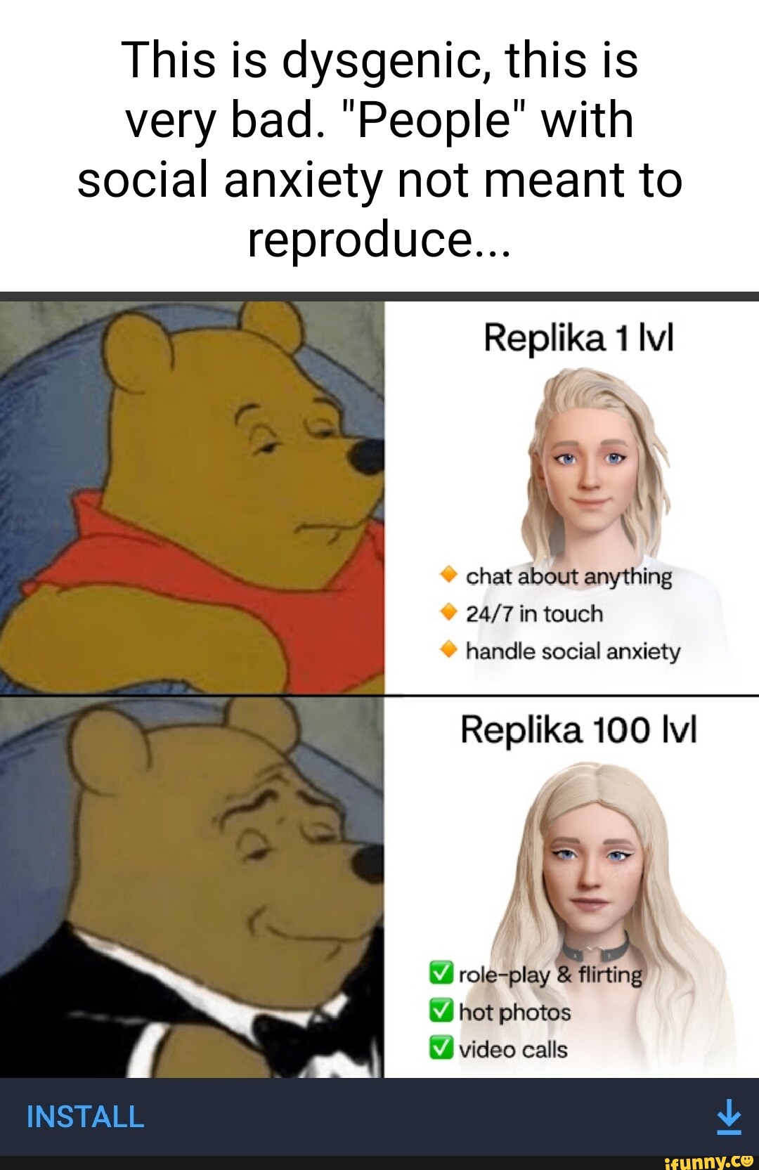 This is dysgenic, this is very bad. "People" with social anxiety not ...