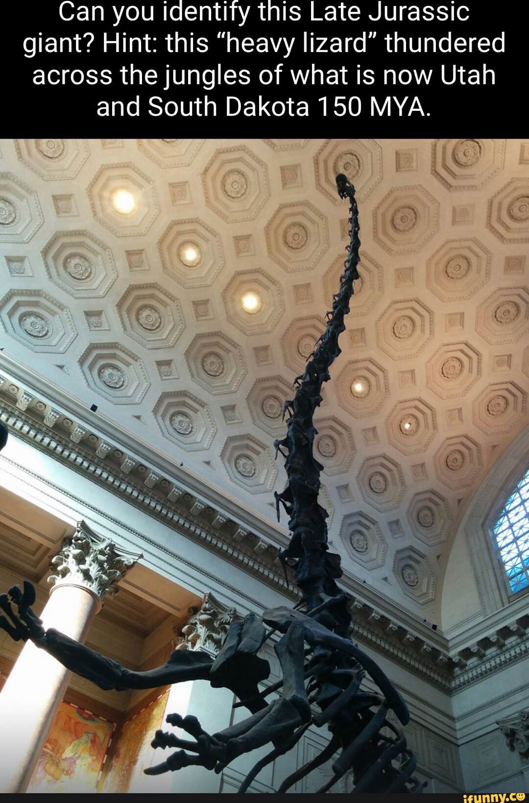Can you identity this Late Jurassic giant? Hint: this "heavy lizard ...