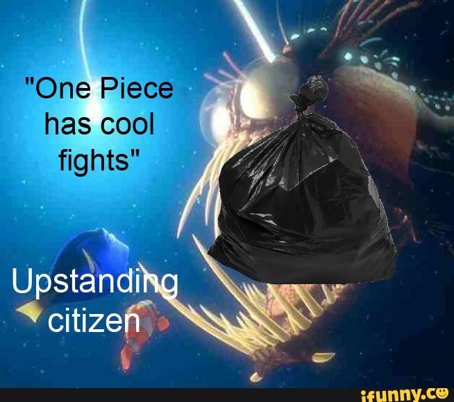 "One Piece has cool fights" Upstanding citizen - iFunny