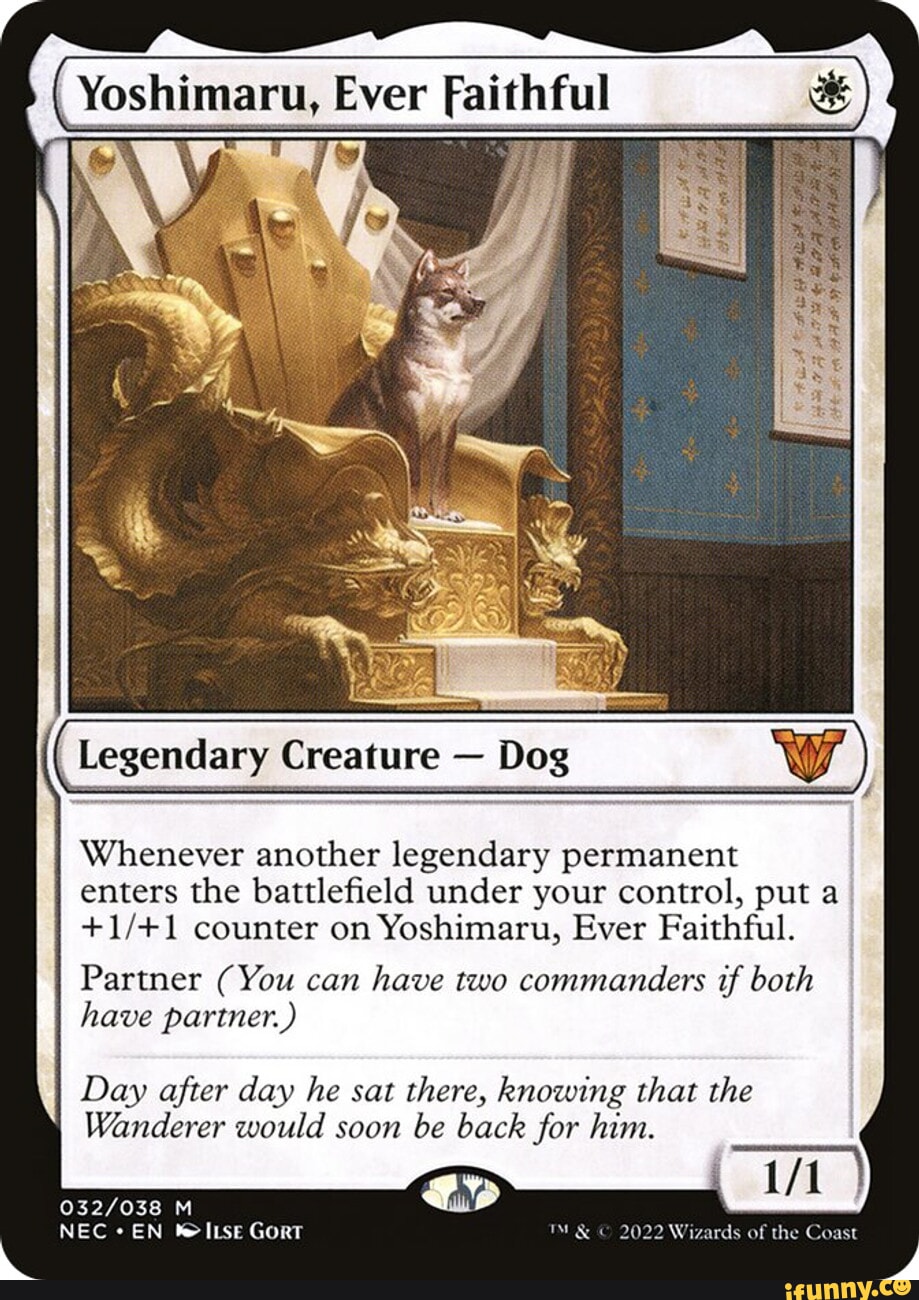 Legendary Creature ee Whenever another legendary permanent enters the ...