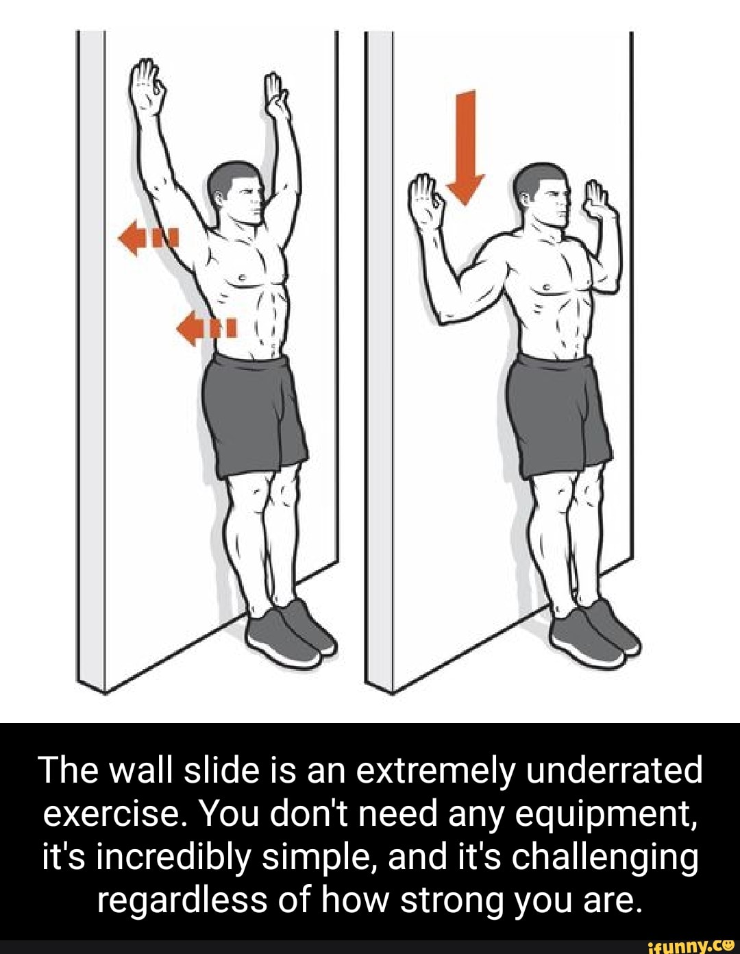 The wall slide is an extremely underrated exercise. You don't need any ...