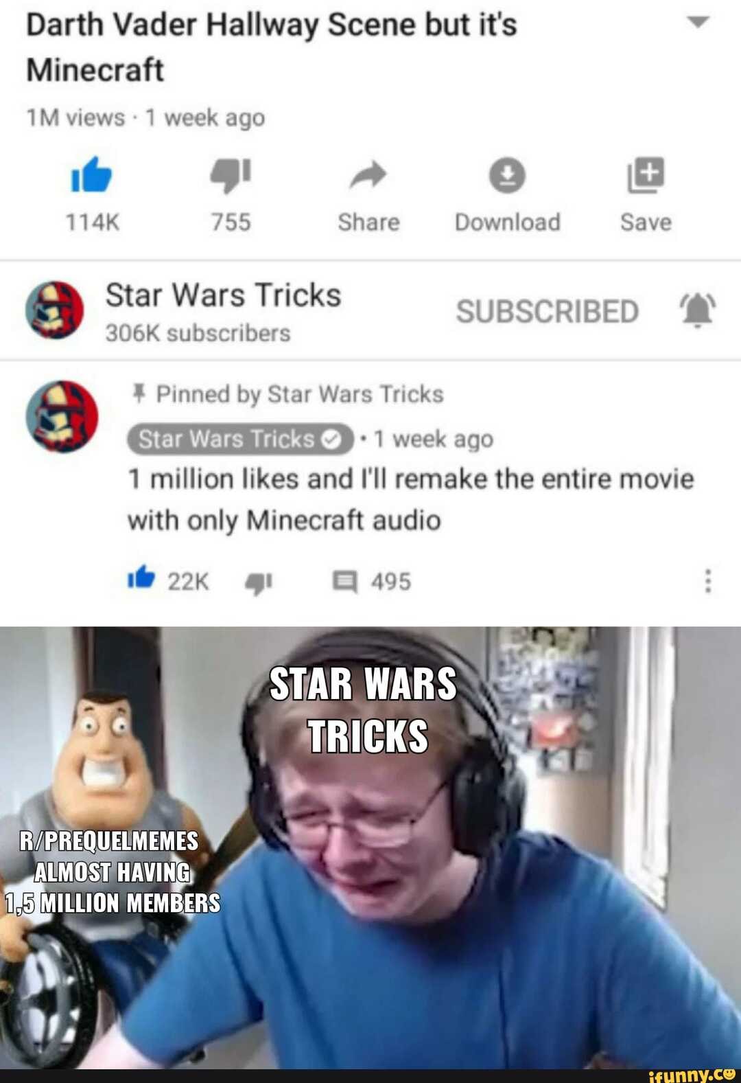 Darth Vader Hallway Scene but it's Minecraft views 1 week ago 755 ...