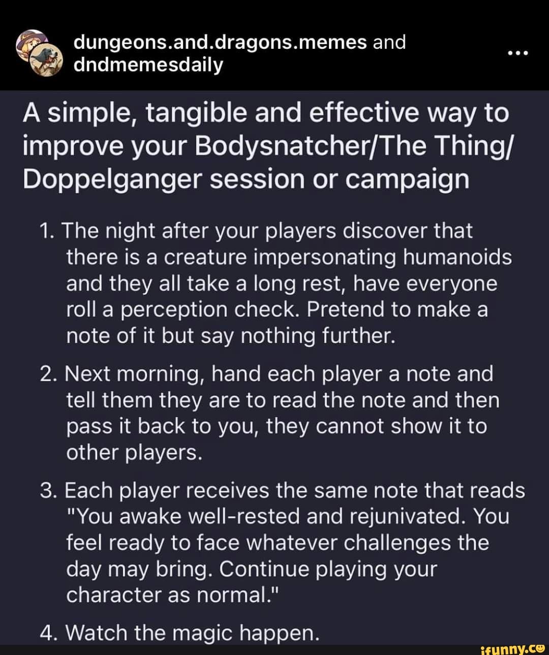 AuNgeons.and.dragons.memes and dndmemesdaily A simple, tangible and ...