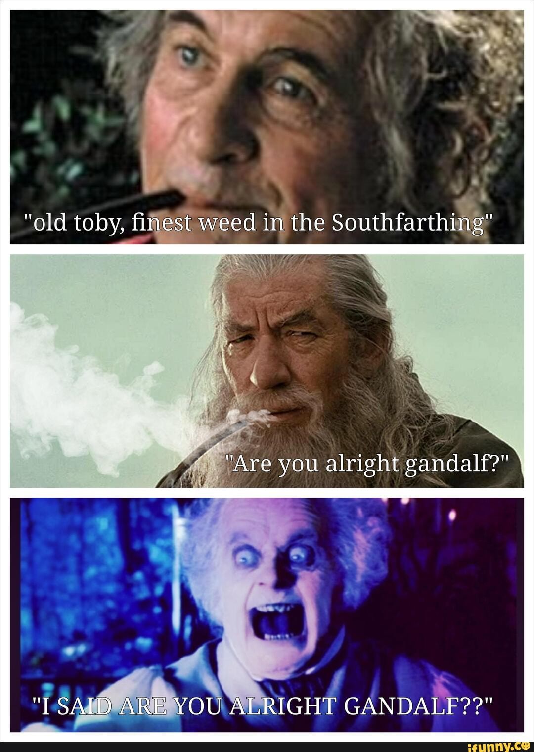Old toby is ?? - "old toby, finest weed in the Southfarthing" "Are you ...