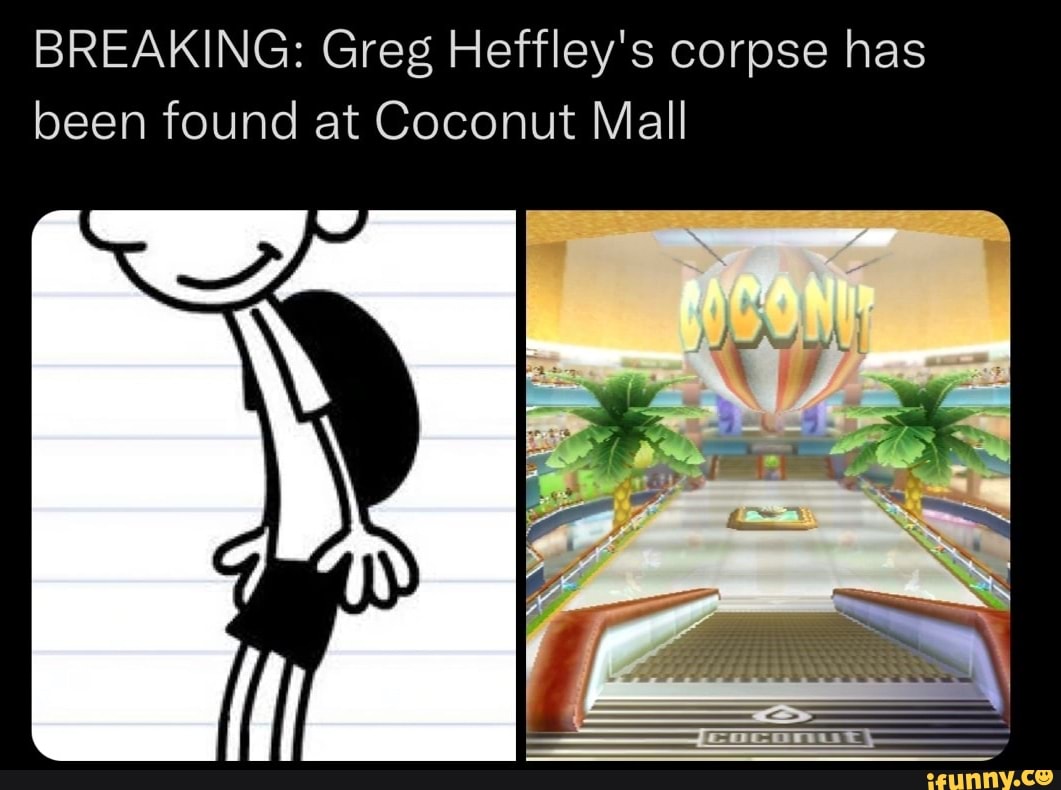 BREAKING: Greg Heff corpse has been found at Coco Mall ey's corpse has ...