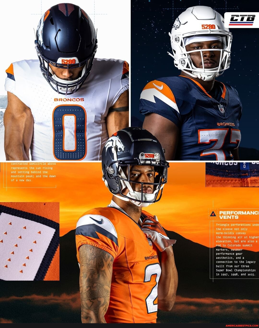 The Broncos new uniforms are here🐎 🔥 or 🗑️? - PERFORMANC! VENTS Irt ...