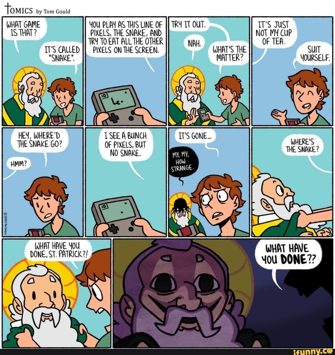 Tomics by Tom Gould WHAT GAME YOU PLAY AS THIS LINE OF ISTHAT? PIXELS ...